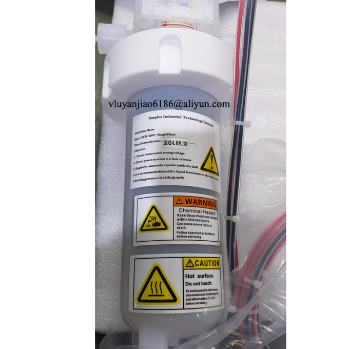 2KW 3.5KW Ultrapure PFA Inline Chemical Heater For Semiconductor Wet ...