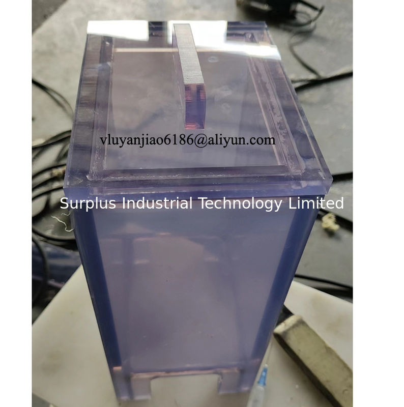 100mm X140mm X195mm Small Transparent PVC Tanks With Lid For Laboratory
