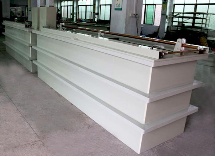 Leakproof 20mm PP Electroplating Tanks , Nickel Plating Bath