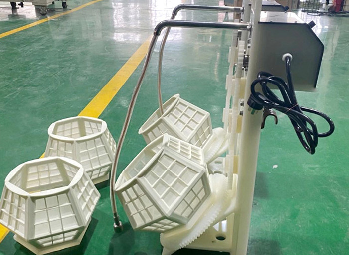 Hexagonal Strong Structure 650mm PP Plating Basket For Plating Workpiece