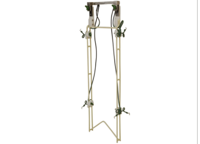 Easy Operation Cream Colored VCP Electroplating Hanger For Gold Plating