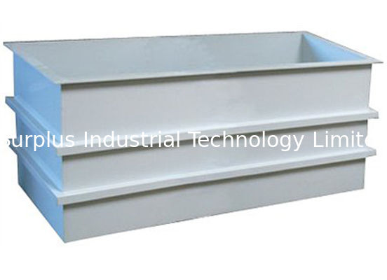 PP / PVC / PVDF / PTFE Corrosion Resistant Tanks For Electroplating Process