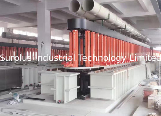 Vertical Lifting Rack Silver Electroplating Production Line