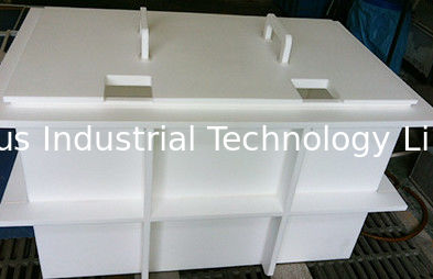 High Purity PVDF PFA PTFE Electroplating Tanks , Semiconductor Plating ...