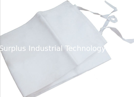 White 5 Micron Polyester Anode Bags For Titanium Anode Basket