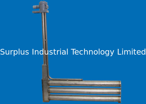 3 Element Stacked Type L Shaped Titanium Immersion Heater 480V 3P 36KW